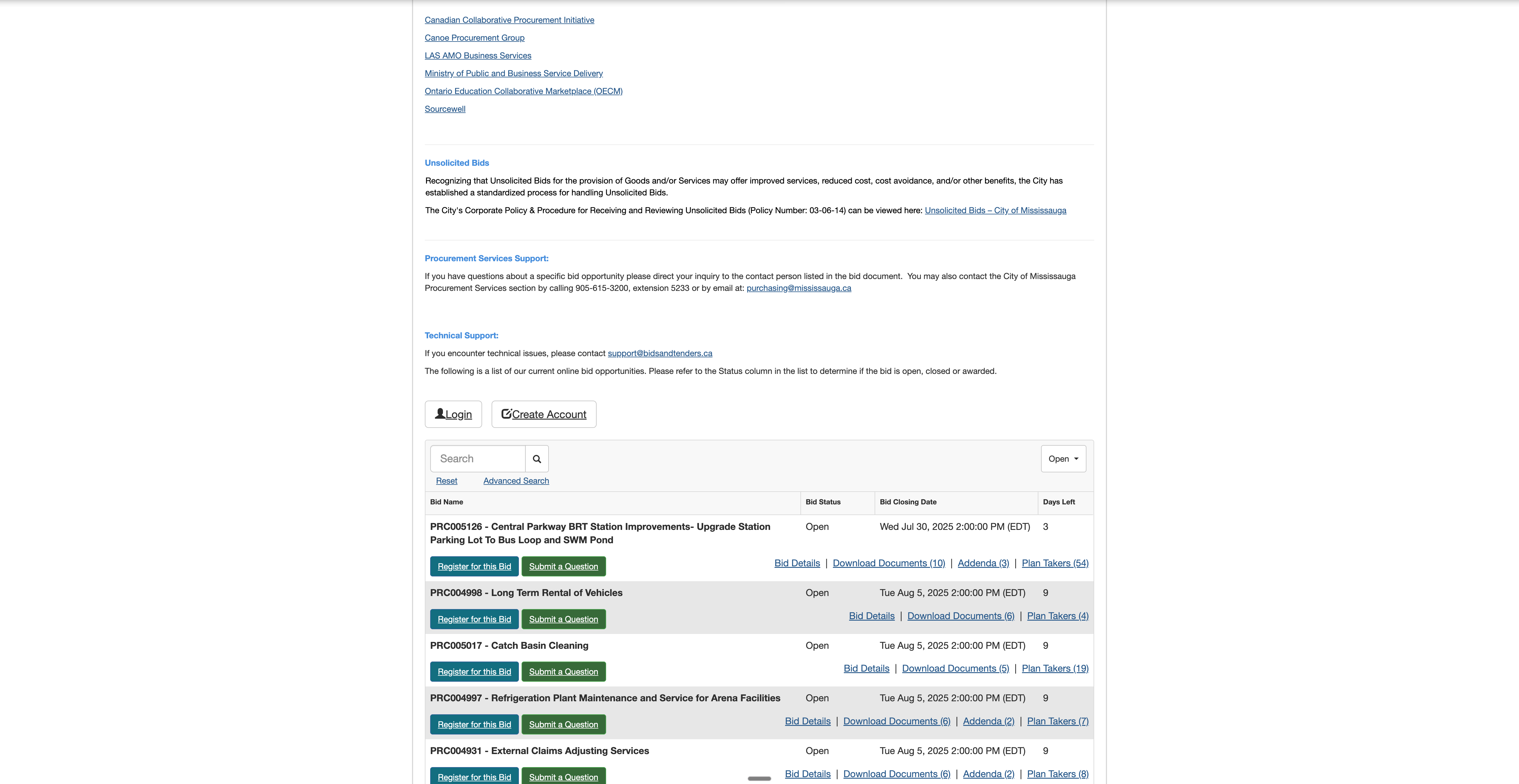 MapleTenders | Government Tenders Canada | Find RFPs & Contracts