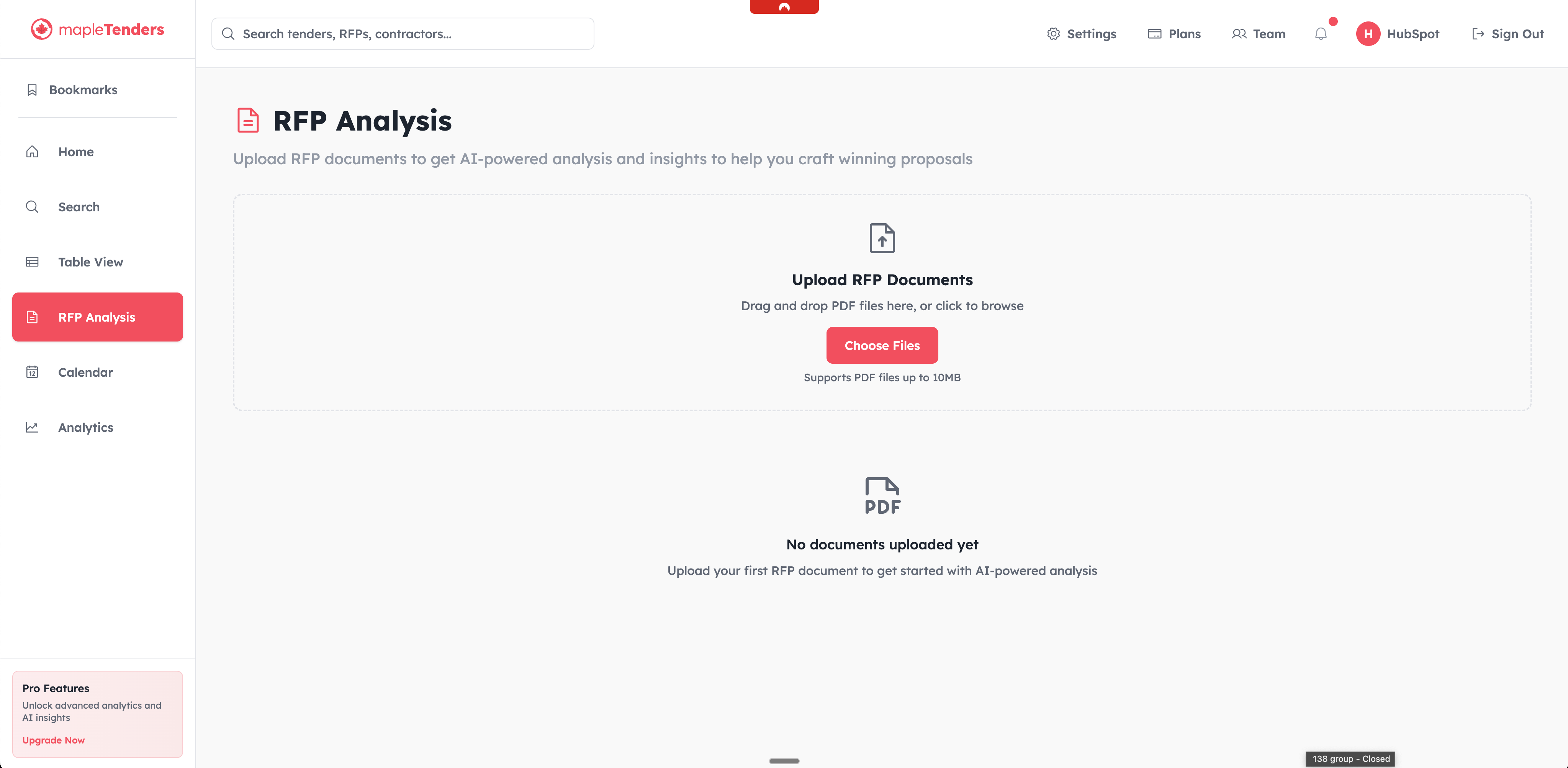 MapleTenders | Government Tenders Canada | Find RFPs & Contracts
